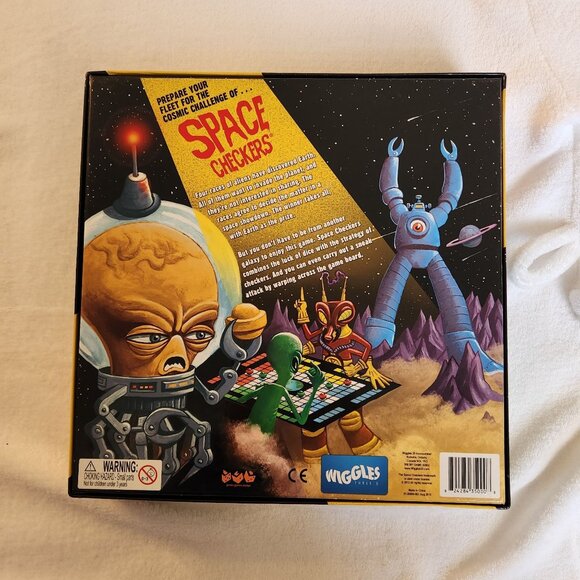 Wiggles | Games | Space Checkers Board Game By Wiggles 24 Players 6 ...